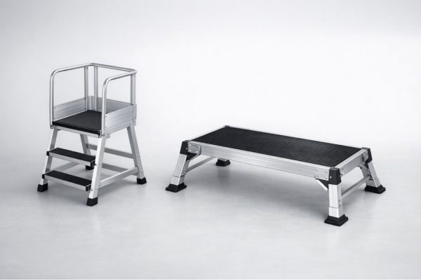 Low level work platforms vs podium steps | Health & Safety Matters